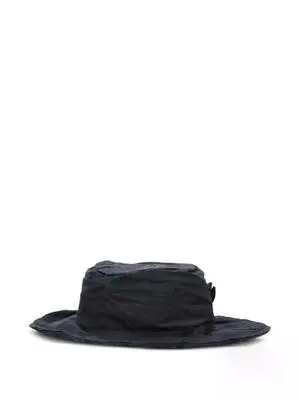 SCHA Floral Appliqué Hat - Black