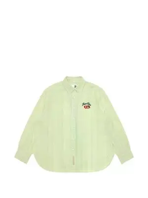 AAPE BY *A BATHING APE Striped Applique Shirt - Green