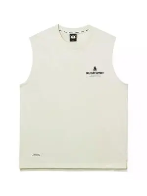 FINGERCROXX Sleeveless Graphic T-shirt - Neutrals