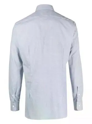 BARBA NAPOLI Checked Long-sleeve Shirt