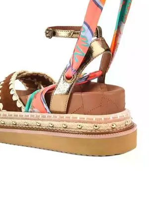 Kurt Geiger Orson Cross Scarf Sandals