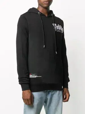 Philipp Plein Embroidered Teddy Print Hoodie