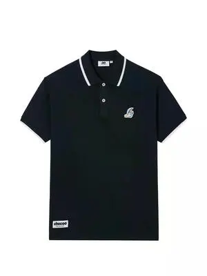 CHOCOOLATE Trimmed-collar Polo Shirt - Blue