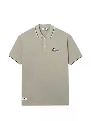 CHOCOOLATE Logo Trim Polo Shirt - Neutrals