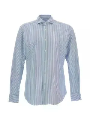 XACUS Striped Shirt - Blue