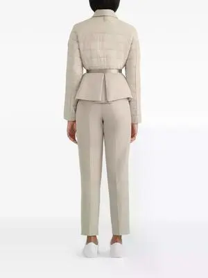 Mackage Serafina Belted Quilted Jacket - Neutrals