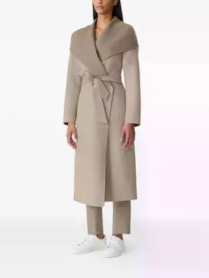 Mackage Shawl Belted Wool Coat