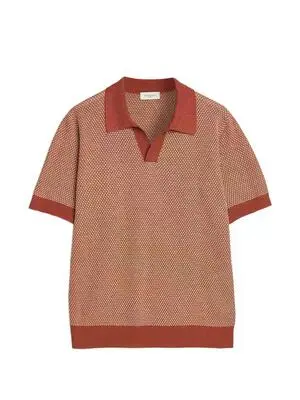Piacenza Cashmere 1733 Short Sleeve Polos For Men