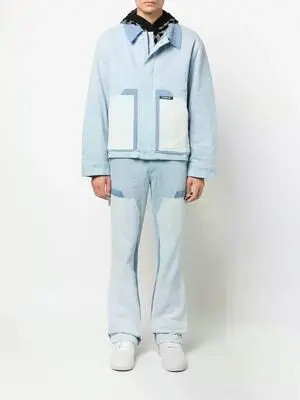 NAHMIAS Straight-leg Panelled Jeans