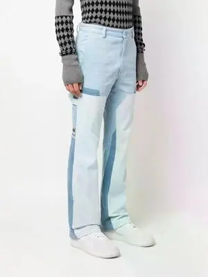 NAHMIAS Straight-leg Panelled Jeans