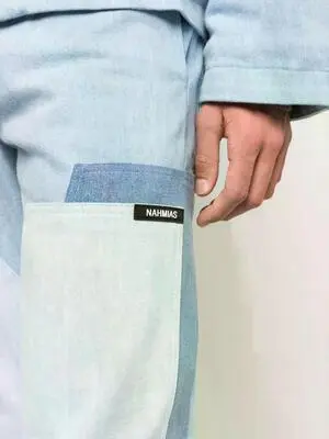 NAHMIAS Straight-leg Panelled Jeans