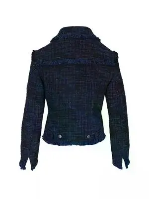 Akris Tweed Jacket With Fringed Trim