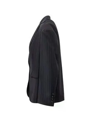 LE SULLY STUDIO Pinstripe Button Jacket