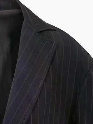 LE SULLY STUDIO Pinstripe Button Jacket