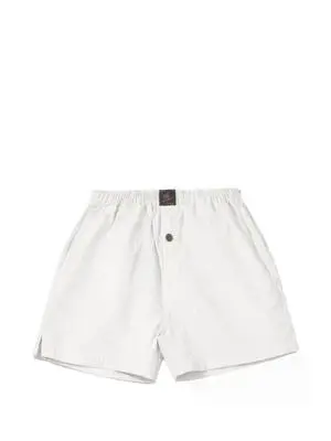 WILLY CHAVARRIA Willy Chavarria Textured Elasticated Shorts Neutrals