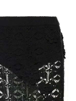Pinko Crochet Effect Maxi Skirt