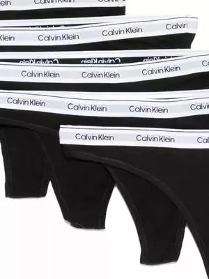 Calvin Klein Logo-waistband Thongs