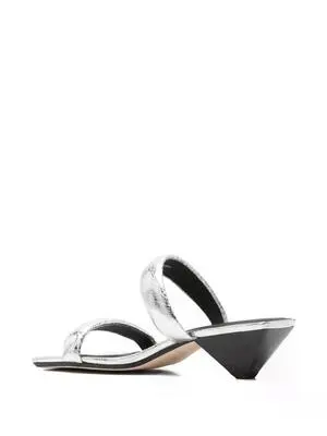 JVAM Cody Square-toe Sandals - Silver