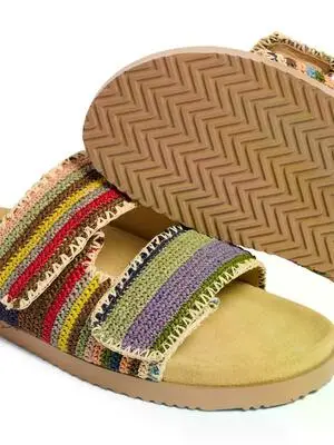 Dsquared2 Flat Raffia Slides