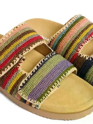 Dsquared2 Flat Raffia Slides