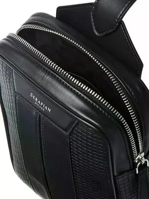 SERAPIAN Logo-detail Messenger Bag