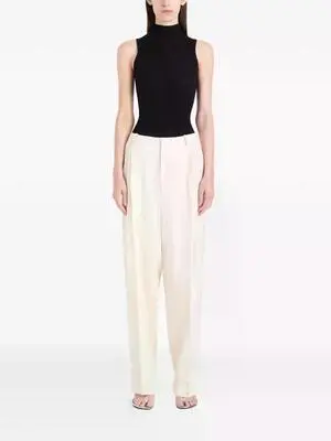 Proenza Schouler Clementina Twill Pleated Trousers