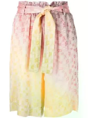 Palm Angels Printed Shorts For Women