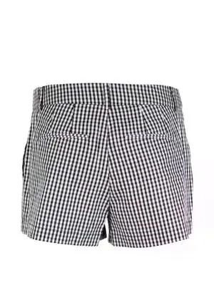 Michael Kors Gingham Pattern Cotton Shorts