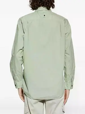 Stone Island Logo-embroidered Button-down Shirt