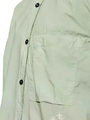 Stone Island Logo-embroidered Button-down Shirt