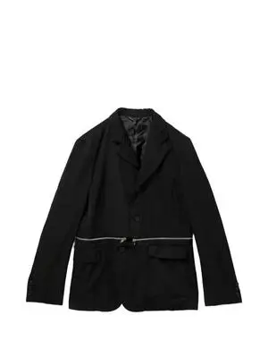 Comme Des Garçons Zip-detail Blazer