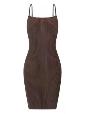 Amiri Tank Mini Dress - Brown