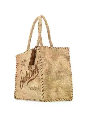 MC2 SAINT BARTH Raffia Tote Bag