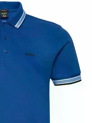 BOSS Contrast-trim Polo Shirt