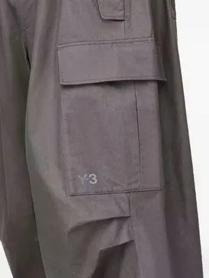 Y3 Ut Cargo Cotton Twill Trousers