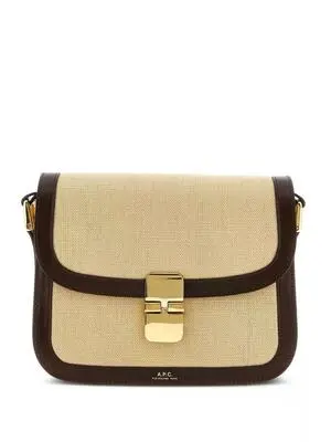 A.p.c. Gold Tone Cross Body Bags For Women