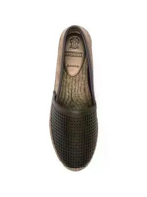 Brunello Cucinelli Perforated Espadrilles