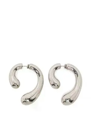 PANCONESI Tone Rhodium-plated Drop Earrings - Silver