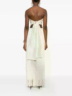 BLESS Fringed Maxi Dress