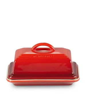 LE CREUSET Stoneware Butter Dish - Red