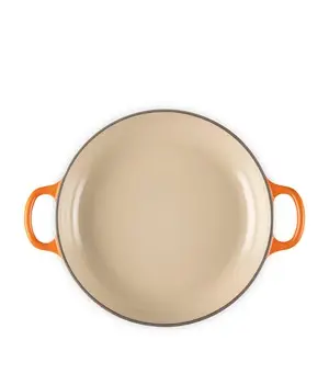 LE CREUSET Cast Iron Shallow Casserole Dish - Orange
