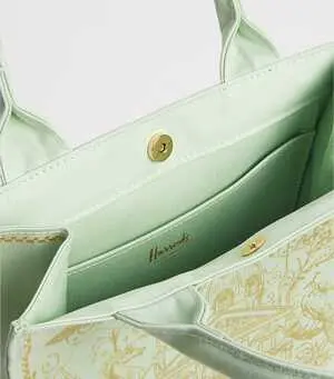 Harrods Building Shopper Bag - Green
