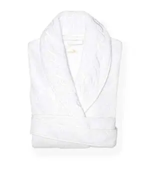 PRATESI Cotton Treccia Bathrobe - White