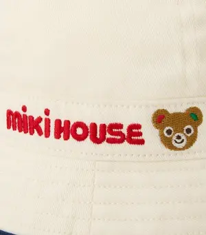 MIKI HOUSE Embroidered Logo Bucket Hat