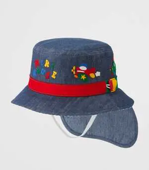 MIKI HOUSE Denim Sun Hat