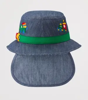 MIKI HOUSE Denim Sun Hat