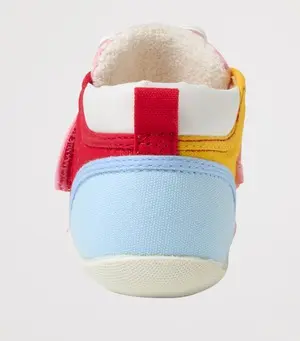 MIKI HOUSE Cotton-blend Bunny Appliqué Sneakers