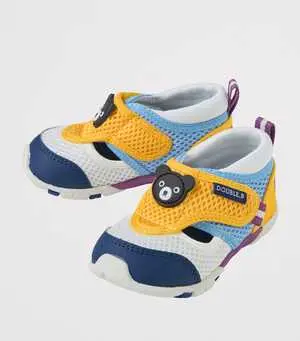 MIKI HOUSE Double_b Teddy Bear Detail Sneakers