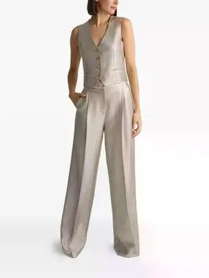 St. John V-neck Button Vest