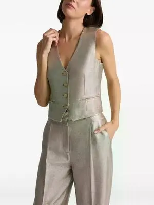 St. John V-neck Button Vest